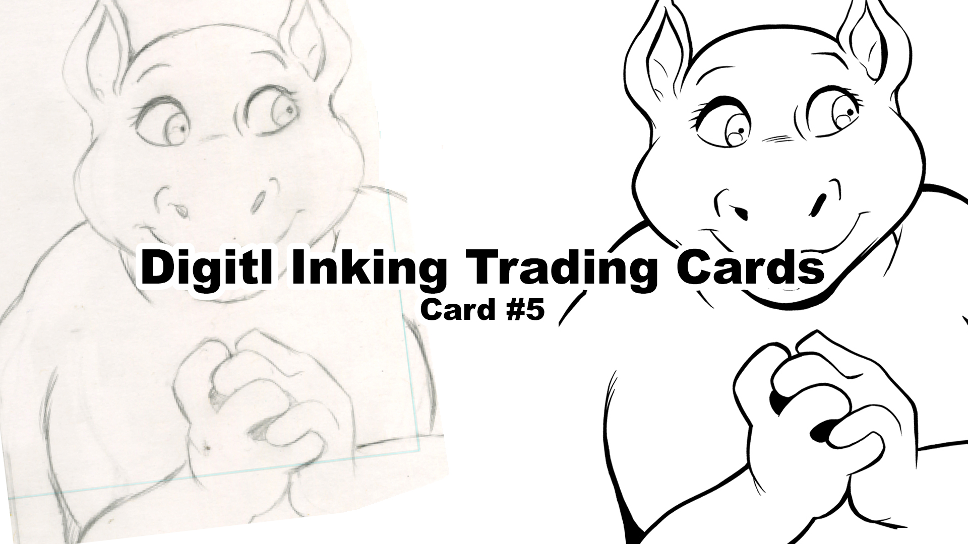 Digital Inking Home Page | Sketch Magazine Blue Line Art